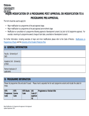 QHMajor Modification and Modifcation Pre-Approval Aug 19 Doc Template ...