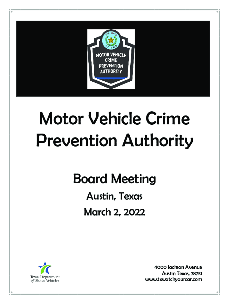 Fillable Online ftp txdmv TEXAS DEPARTMENT OF MOTOR VEHICLES MOTOR ...