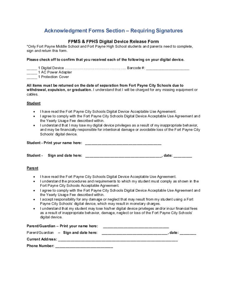 Fillable Online www.pdffiller.com488094582--AcknowledgmentFillable Online Acknowledgment Forms ...