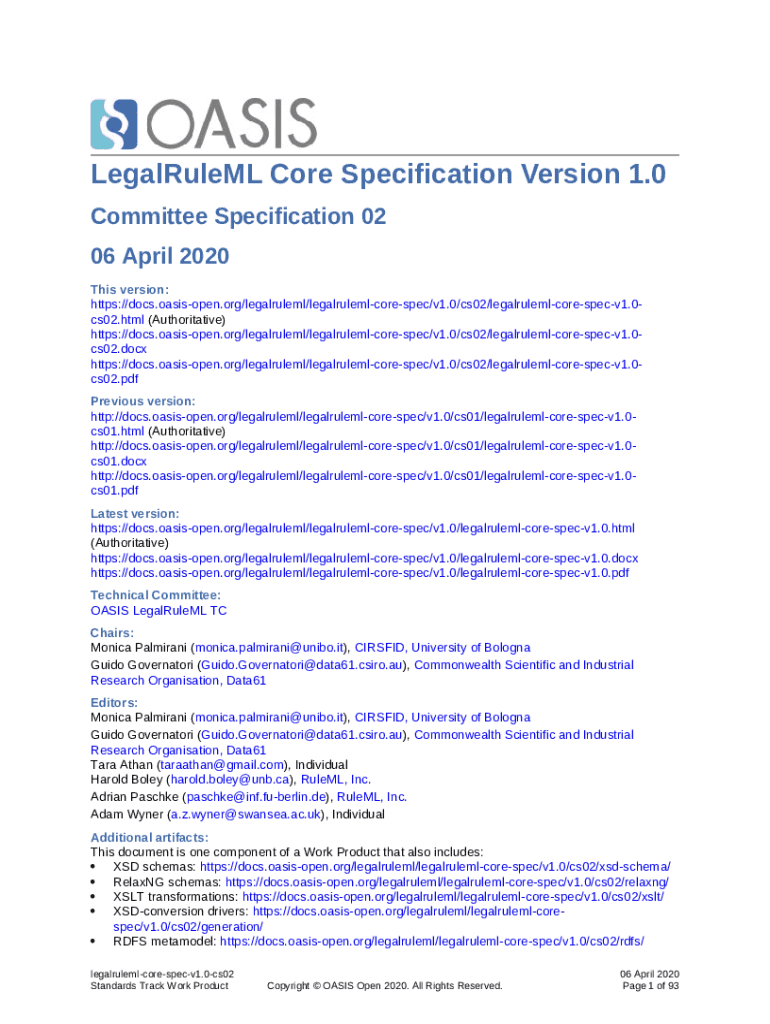 OASIS LegalRuleML TC Public Documents - OASIS Open - docs oasis-open ...