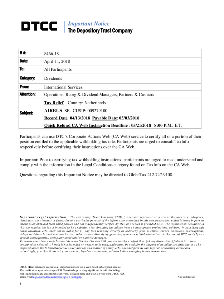 Fillable Online AIRBUS SE CUSIP: 009279100 Fax Email Print - pdfFiller