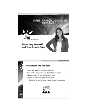 Fillable Online MyFRS FINANCIAL GUIDANCE PROGRAM - Florida Department ...