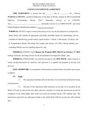 Fillable Online REQUEST FOR PROPOSALS FOR ENGINEERING SERVICES ... Fax ...