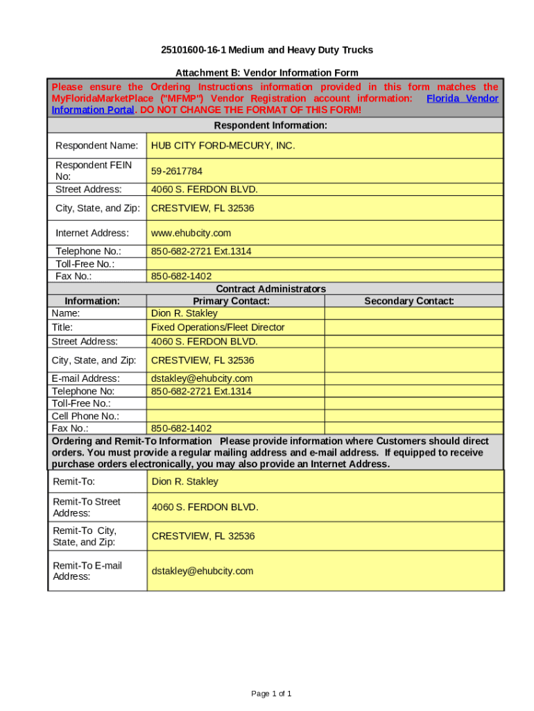 www.myflorida.comappsvbsAttachment B Vendor Ination Motor Vehicles Please ... Doc Template ...