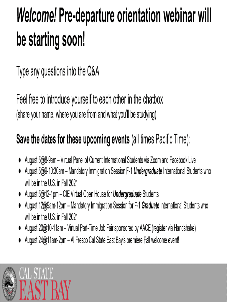 Fillable Online 21 Webinar Survey Questions to Ask Before, During, and ...