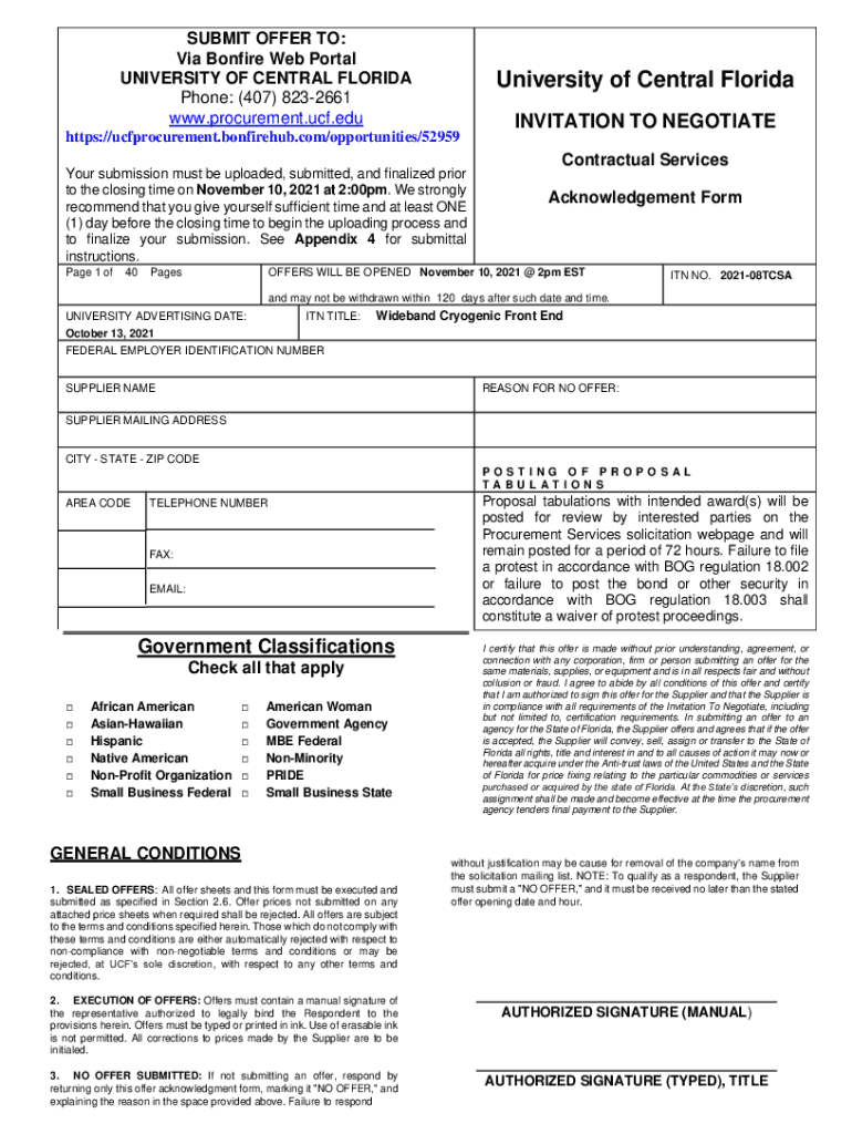 Fillable Online procurement ucf procurement.ucf.eduwp-contentuploadsVia ...