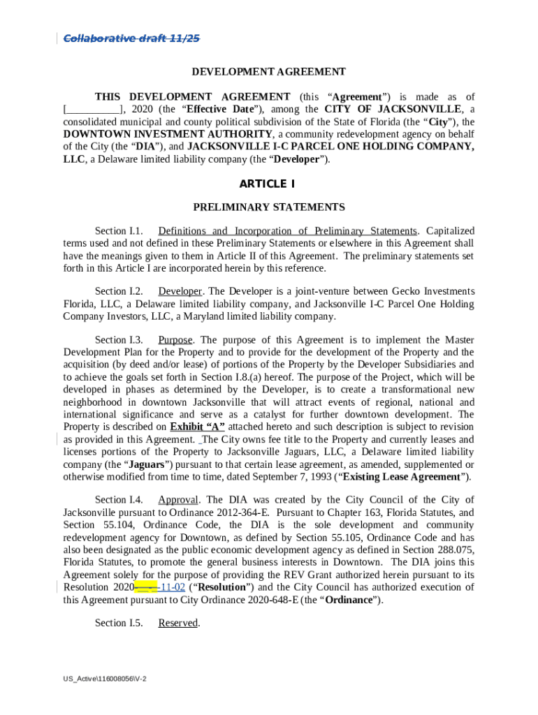 at of Development Agreement with Builder - apps2 coj Doc Template ...