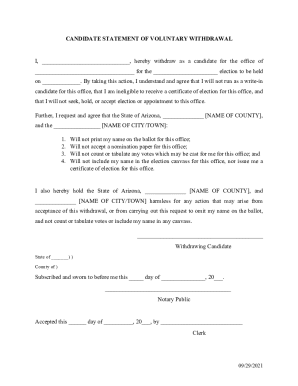 Fillable Online Fill - Free fillable STATEMENT OF VOLUNTARY WITHDRAWAL ...