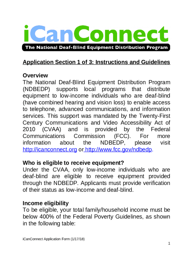 www.icanconnect.orgsitesiccApplication Section 1 of 3: Instructions and ...