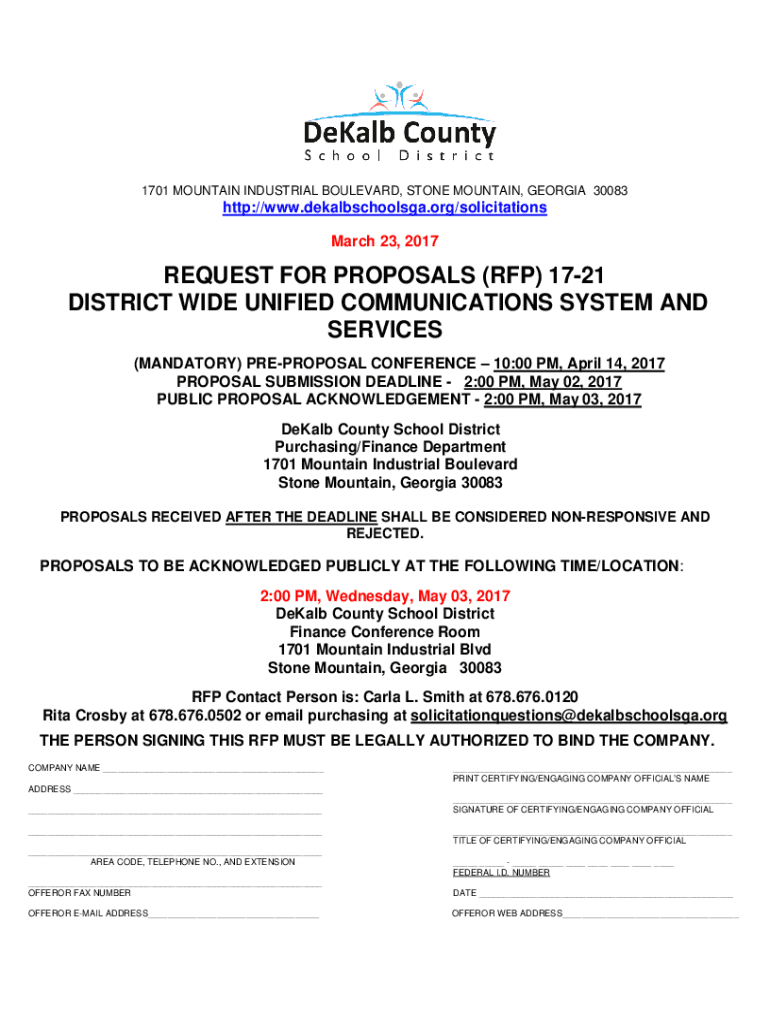 Fillable Online ssl.doas.state.ga.usPRSappbid-documents1701 MOUNTAIN INDUSTRIAL BOULEVARD, STONE ...