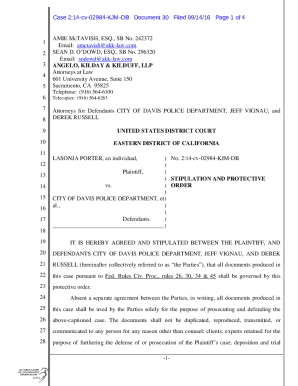 Fillable Online Stipulation for Protective Order and Proposed Order (00111562).DOCX. wdNOSTAMP ...