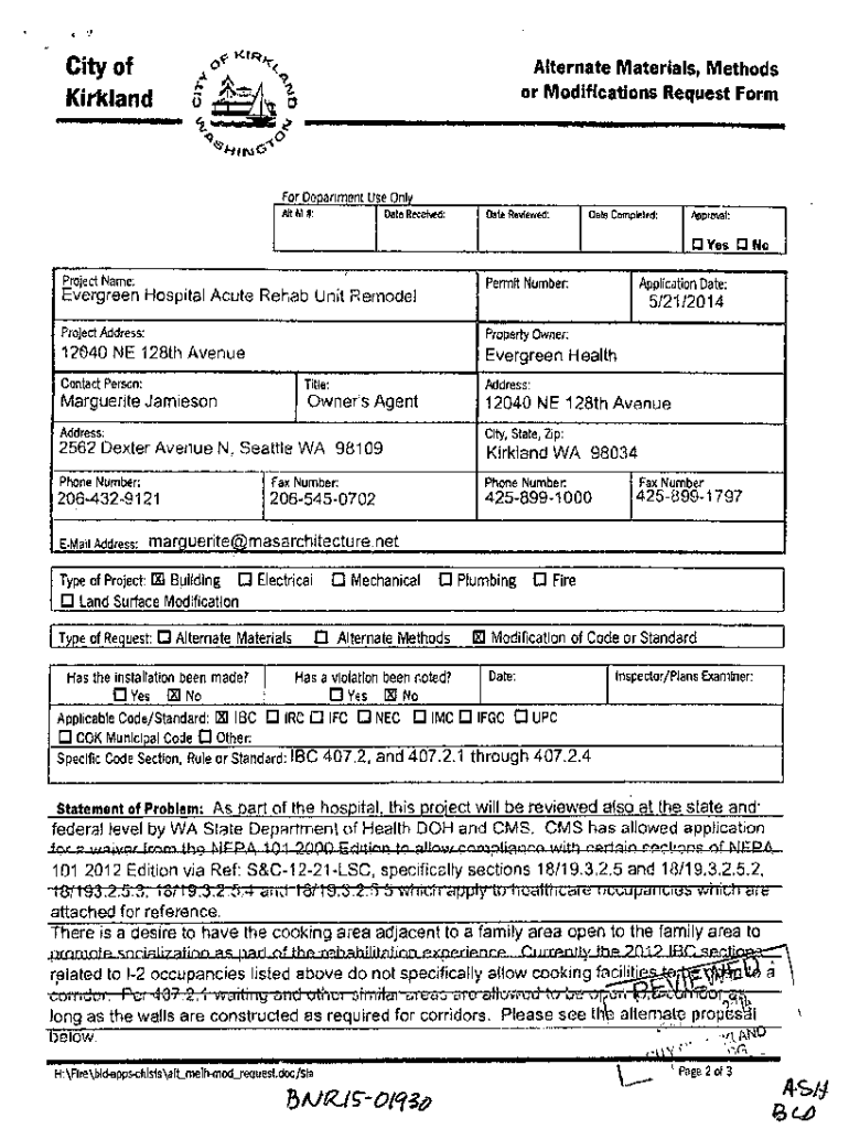 Fillable Online Alternate Materials, Methods, or Modifications Request (AMM) Fax Email Print ...