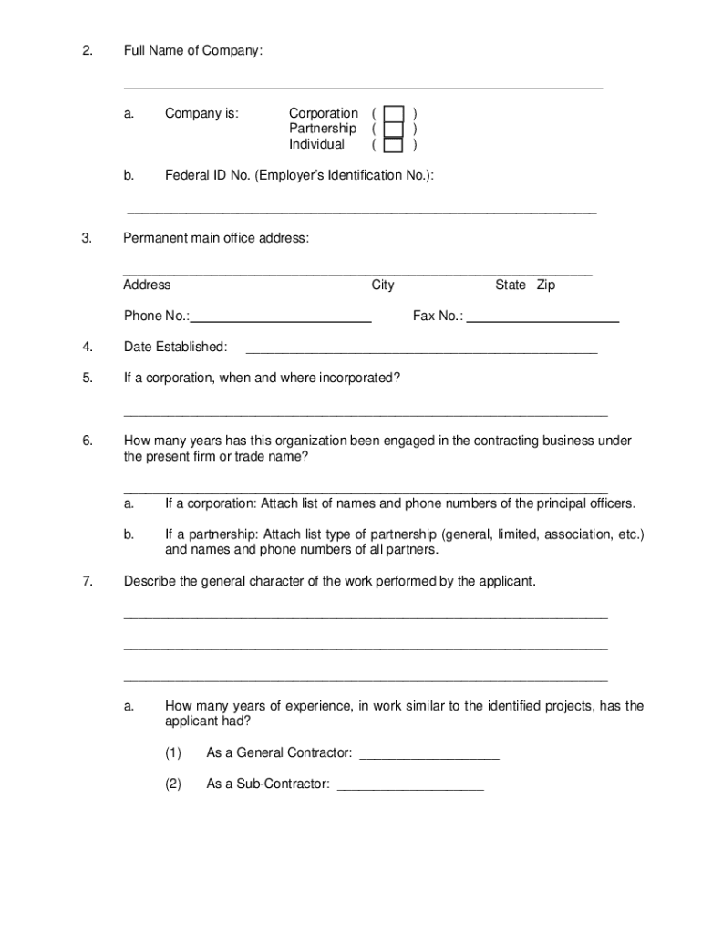Fillable Online portal.ct.gov-mediaCONTRACTOR'S PREQUALIFICATION ...