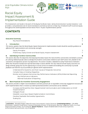 Fillable Online Racial Equity Impact Assessment & Implementation Guide ...