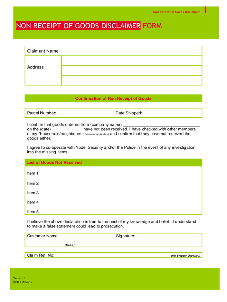 Fillable Online www.coursehero.comfile98219747DOR.pdf - NON RECEIPT OF ...