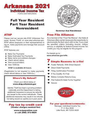 Fillable Online msbgdesigns: Arkansas Income Tax Forms Fax Email Print ...