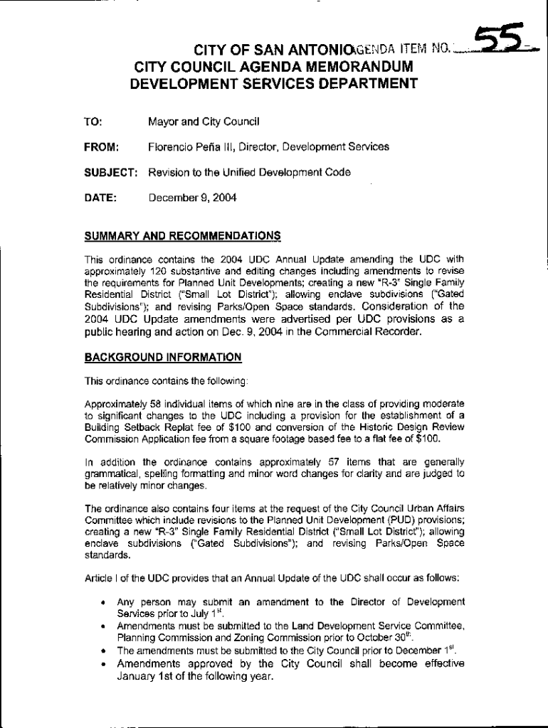 Fillable Online webapp1.sanantonio.govarchivedagendasdocsguestCITY OF ...