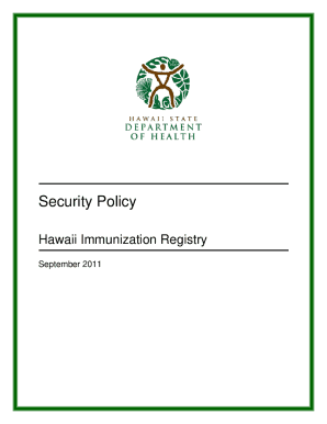 Fillable Online hir doh hawaii Security Policy Fax Email Print - pdfFiller