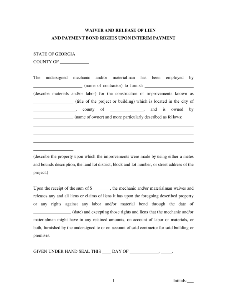 Fillable Online www.jmwilkerson.com02Master-Interim-Lien ...