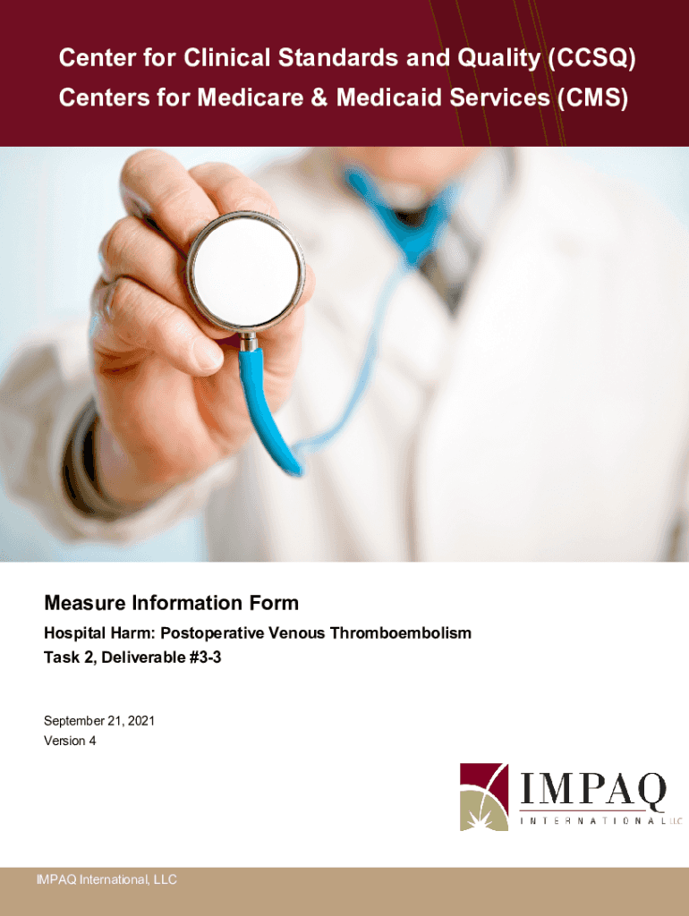 Fillable Online Hospital Harm. Measure Information Form - Hospital Harm ...