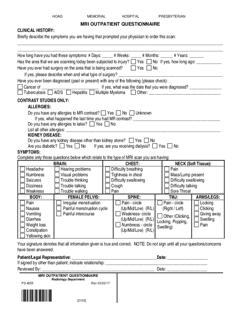 Fillable Online Patient Satisfaction Questionnaire Outpatient Clinic ...