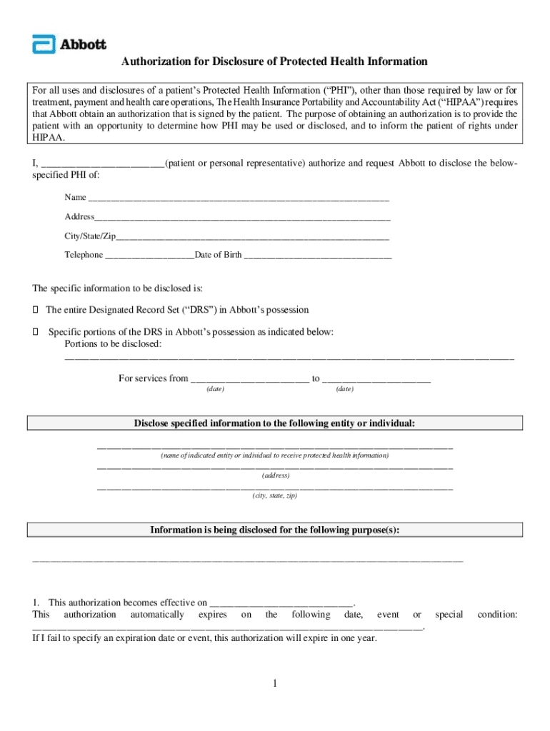 Fillable Online Uses and Disclosures of Protected Health Information: With ... Fax Email Print ...