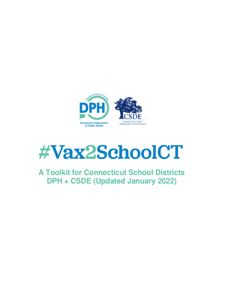 Fillable Online A Toolkit for Connecticut School Districts DPH + CSDE ...
