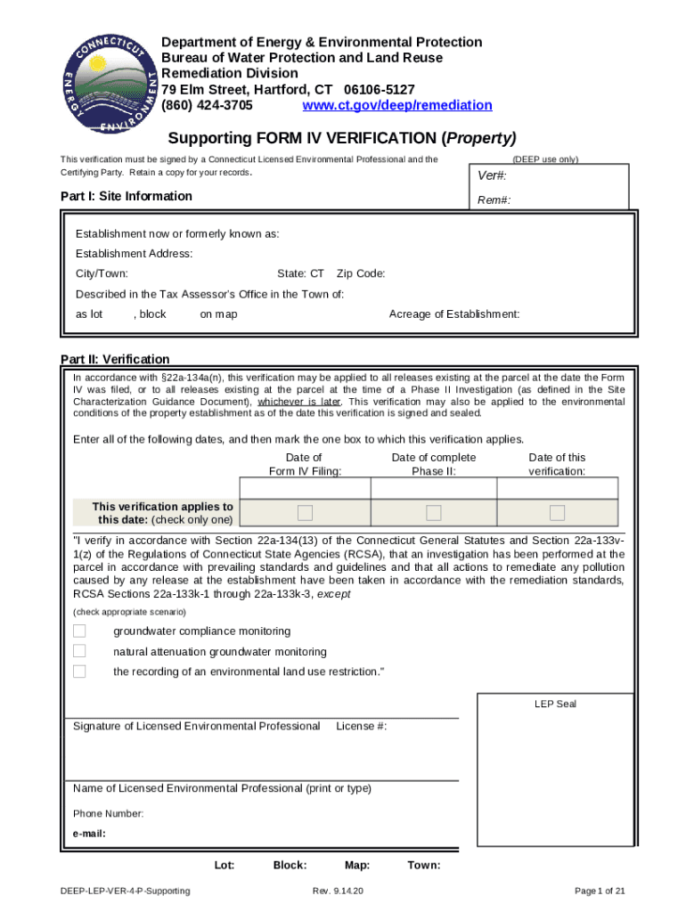 Supporting IV VERIFICATION (Property). Supporting Verification IV ...