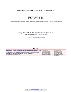 Fillable Online Form 6K Foreign Current Report - sec.gov Fax Email Print - pdfFiller