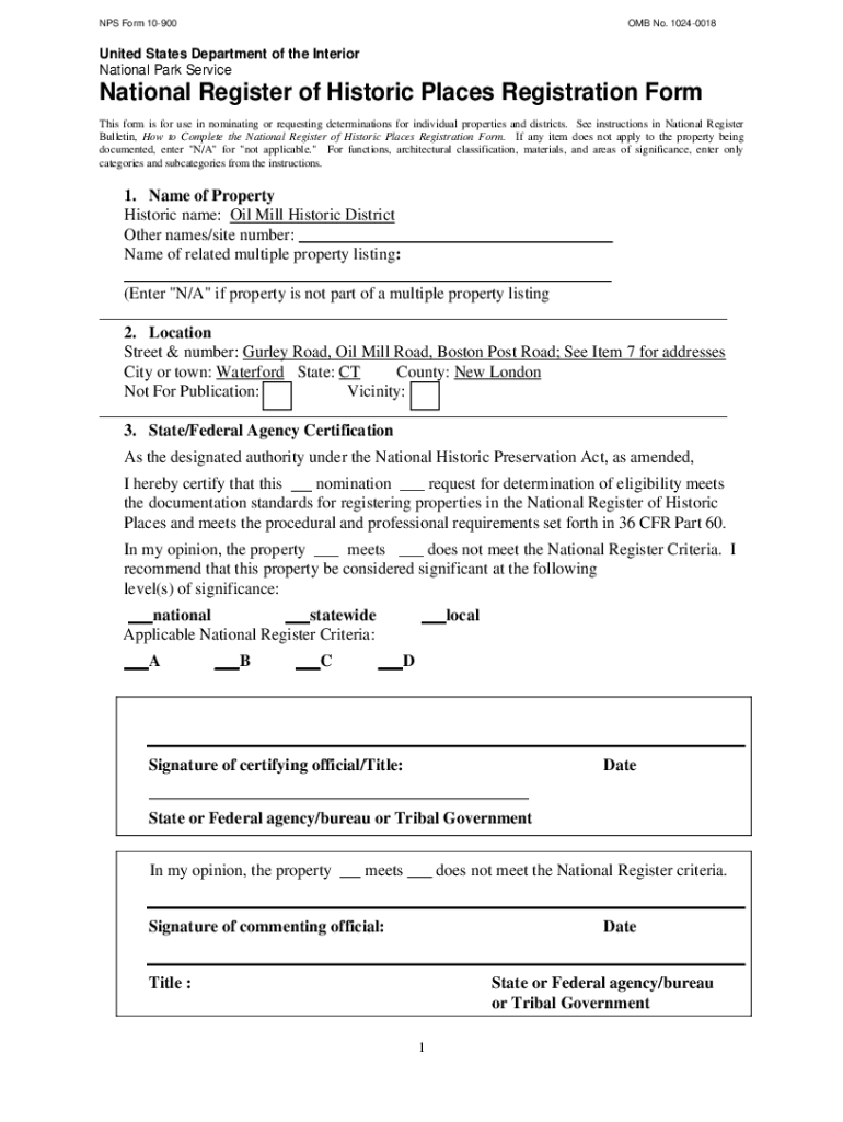 Fillable Online portal.ct.gov DECD ServicesHistoric Preservation - CT ...