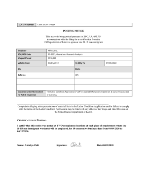 Fillable Online Labor Condition Application for H-1B, H-1B1 and E-3 ...