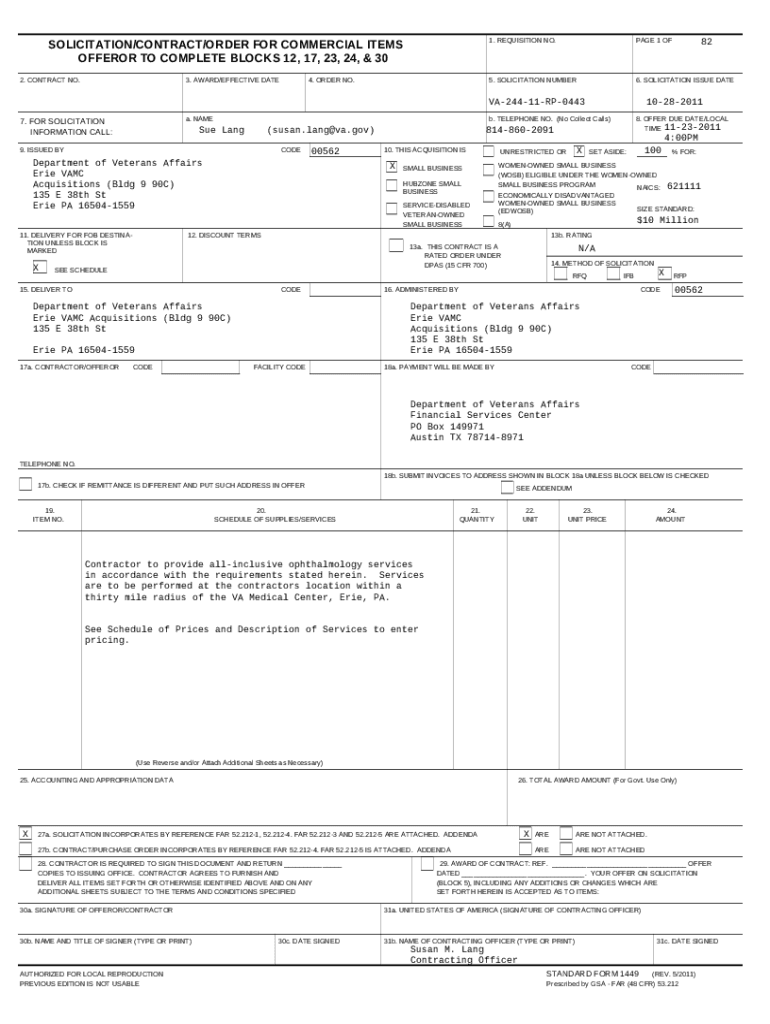 Table of Contents - vendorportal.ecms.va.gov Doc Template | pdfFiller