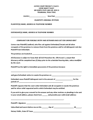 Fillable Online newtools.cira.state.tx.usuploadpageJUSTICE COURT PRECINCT 1 PLACE 1 JUDGE NANCY ...