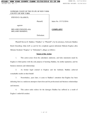 Fillable Online iapps.courts.state.ny.usnyscefViewDocumentNYSCEF DOC ...