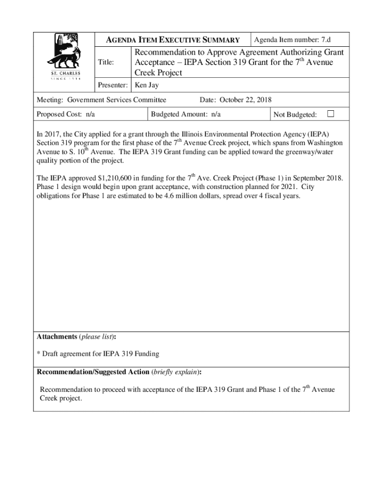 Fillable Online Agenda Item 7: Consider approval of the Resolution to ...