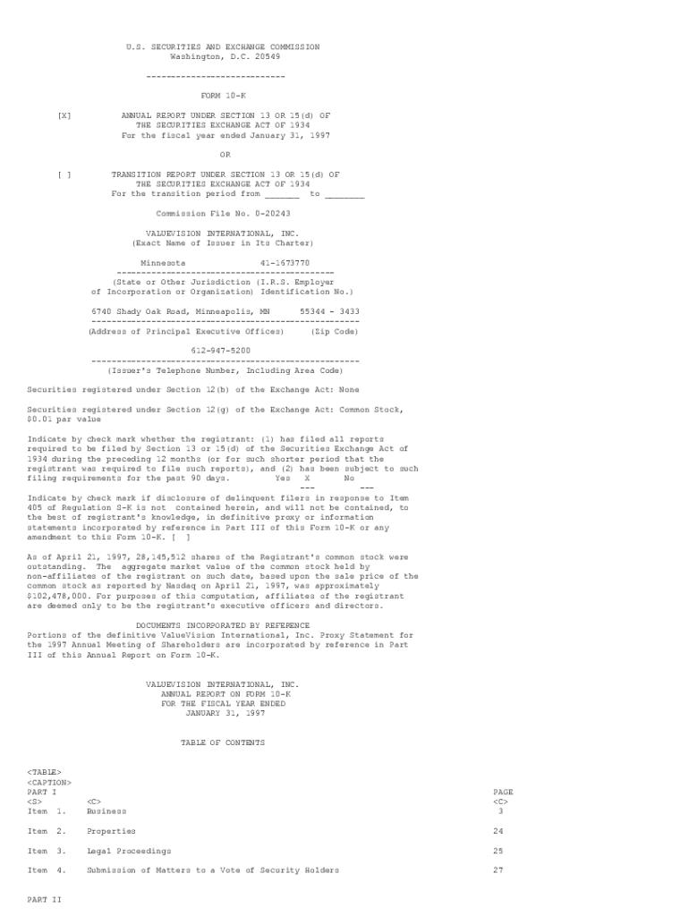 Fillable Online feedback to the on-air hosts. ValueVision's television ...