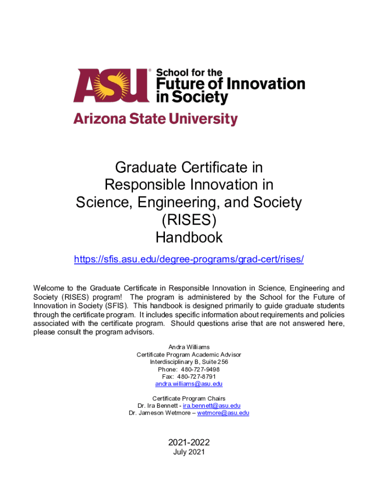 Fillable Online sfis asu news.asu.educontentnew-asu-grad-certificateNew ...