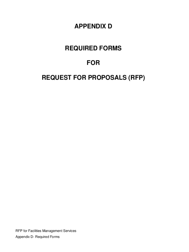 Fillable Online file lacounty APPENDIX C REQUIRED FORMS FOR REQUEST FOR ...