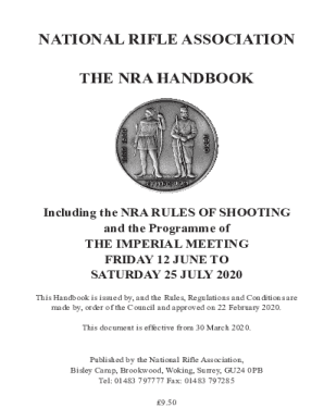 Fillable Online competitions.nra.orgcompetition-resourcesruleRule Books ...