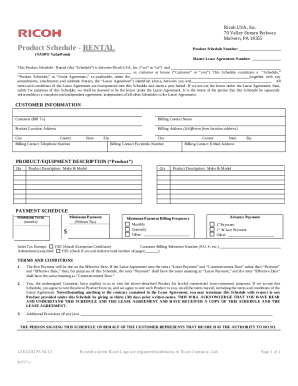 Master Lease Agreement Number: - bidscolorado.com Doc Template | pdfFiller