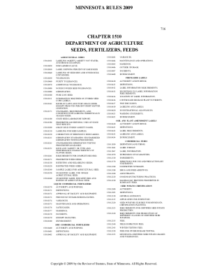 Fillable Online www.revisor.mn.govrules1510CHAPTER 1510 DEPARTMENT OF ...