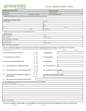 Fillable Online revealcmd.comGrantApplicationFormGrassroots0620814 ...