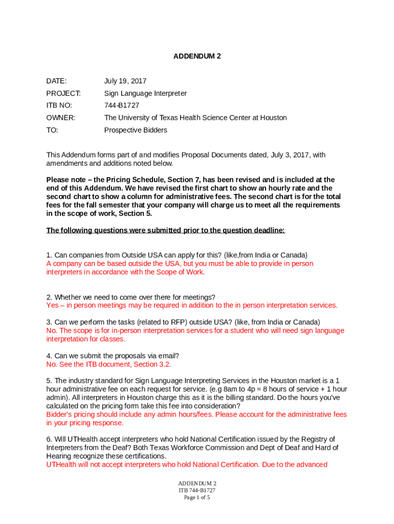 ADDENDUM TO BID DOCUMENTS SOLICITATION ADDENDUM No. 3 BID ... Doc ...