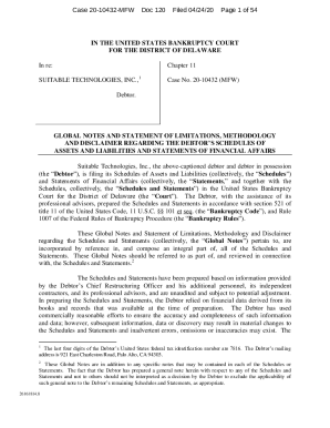 Fillable Online IN THE UNITED STATES BANKRUPTCY COURT FOR THE - Free ...