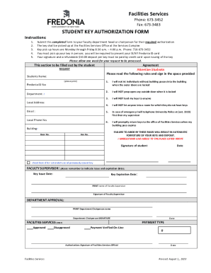 Fillable Online inside.ewu.edukey-authorization-card-fillableKey Authorization Form - inside.ewu ...