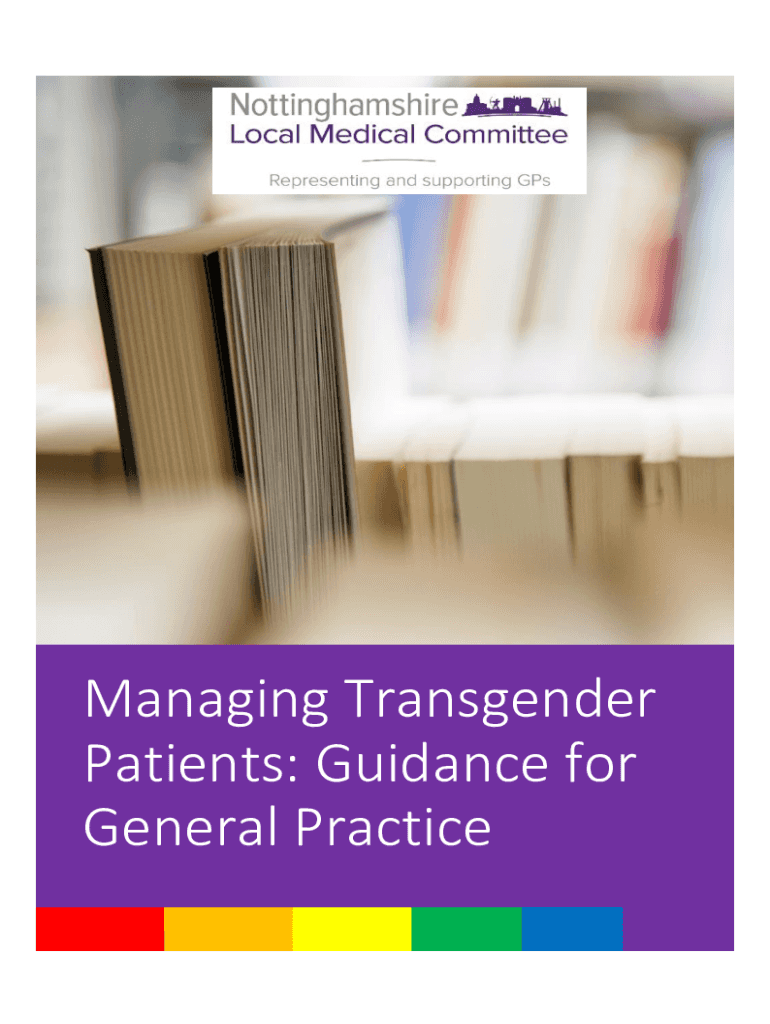 Fillable Online The care and management of individuals who are ...