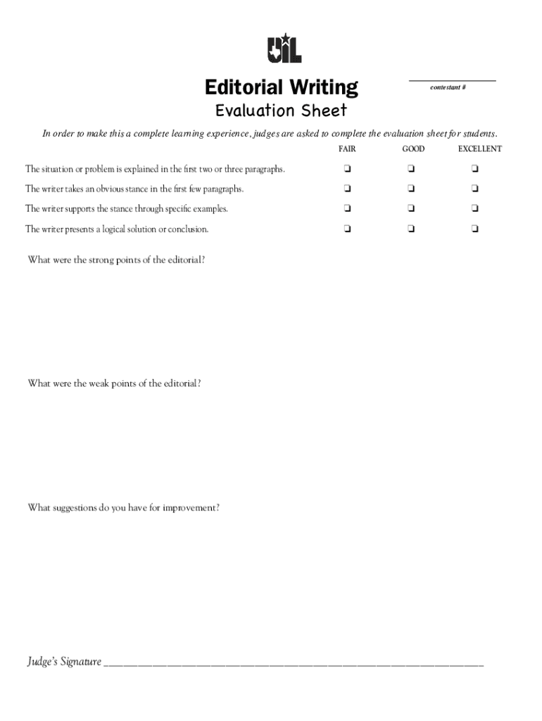 Fillable Online How to Write an Evaluation Paper with Sample EssaysHow ...