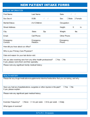 Fillable Online docplayer.net43003037-New-patient-intake-formNEW PATIENT INTAKE FORM - PDF Free ...