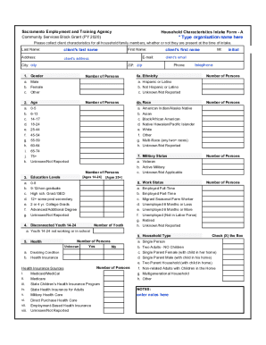 Fillable Online Attachment B - SN Intake Forms A and B.xlsx Fax Email ...