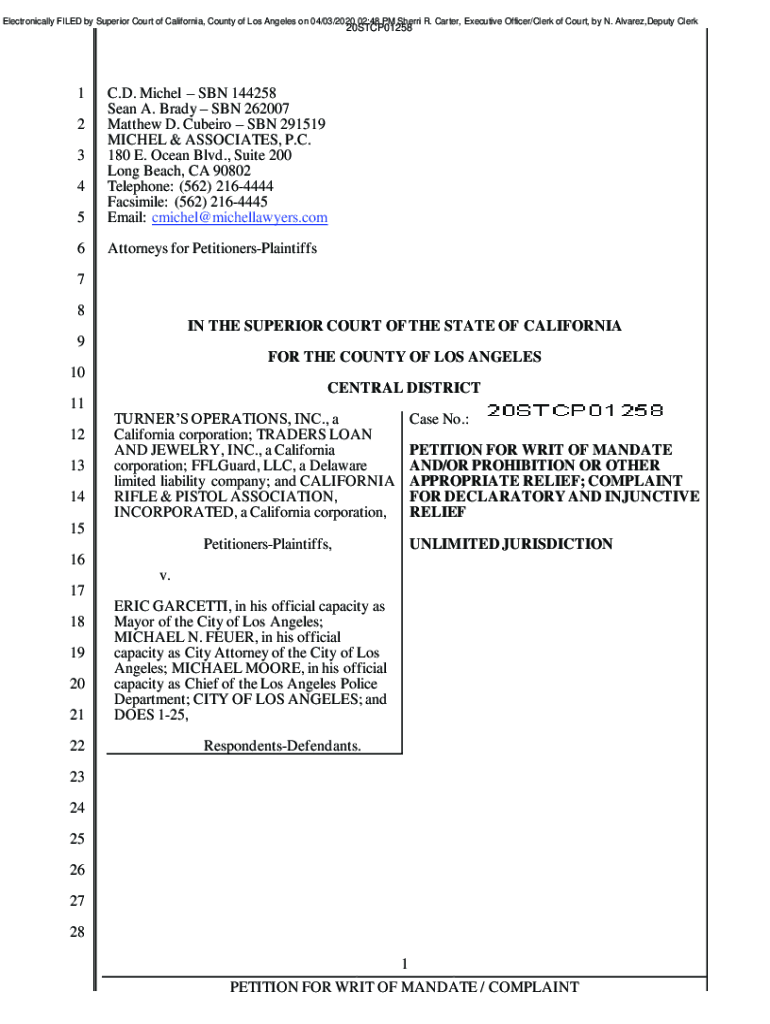 Fillable Online To California Service Pdf Motion Of Summons Quash ...